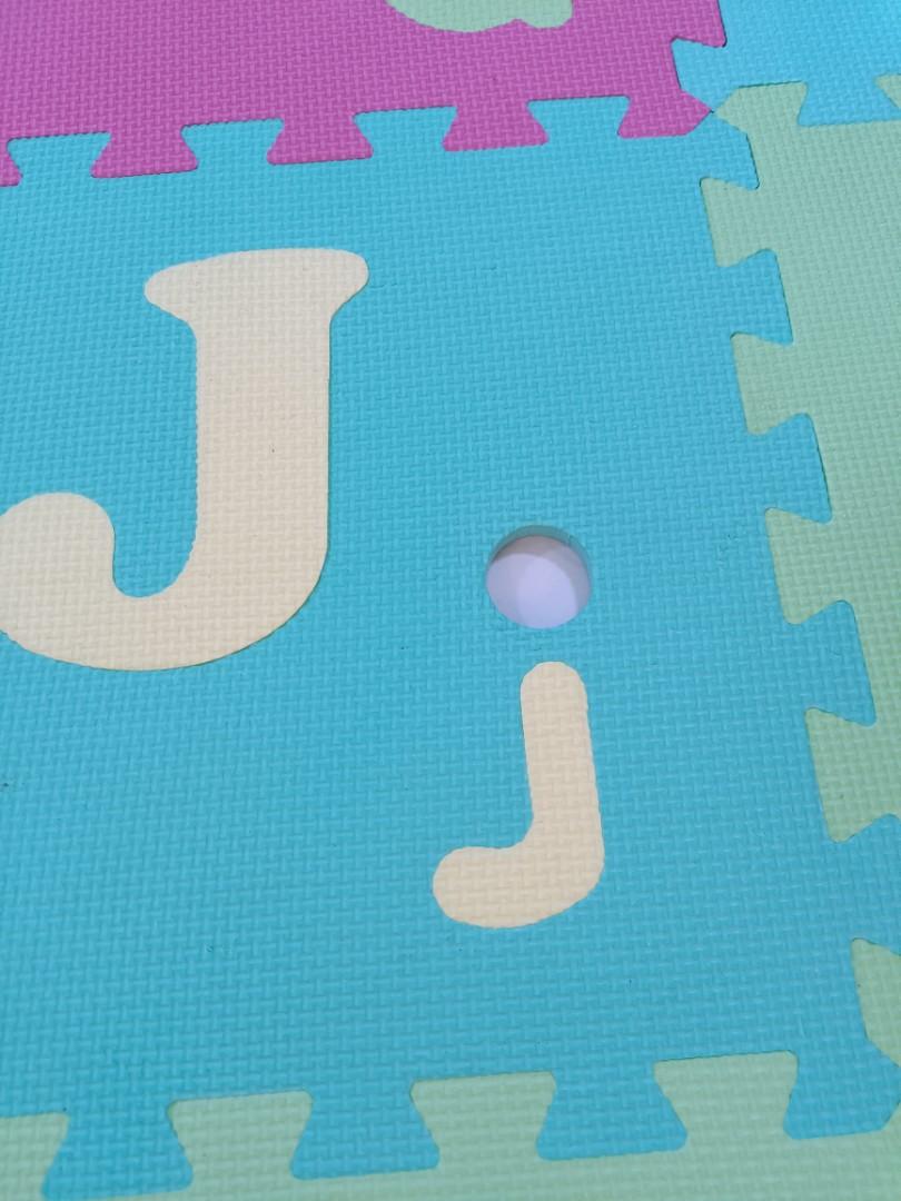 ABC jigsaw baby mat 26+10 pieces, Babies & Kids, Infant Playtime on ...