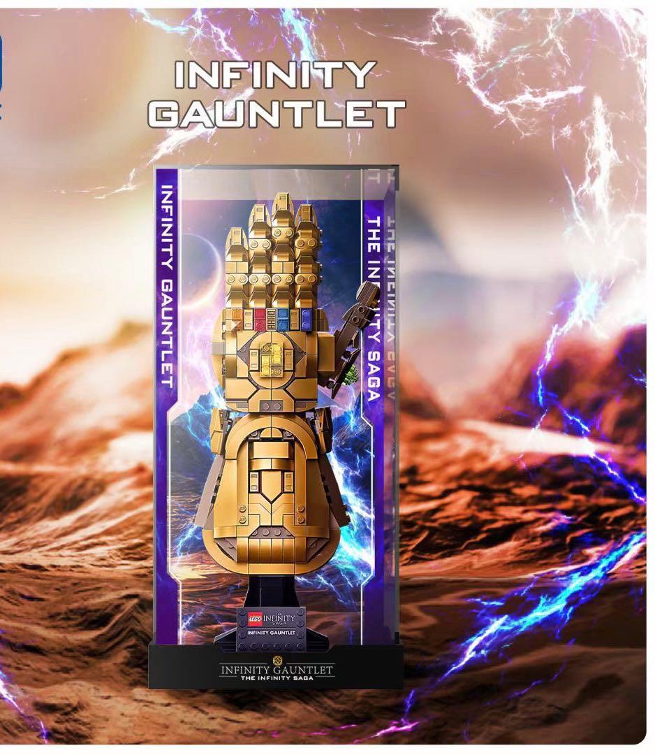 Acrylic display case for LEGO 76191 infinity gauntlet and LEGO 76223 ...