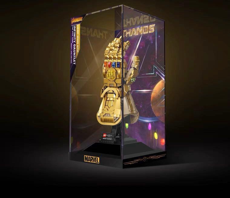 Acrylic display case for LEGO 76191 infinity gauntlet and LEGO 76223 ...