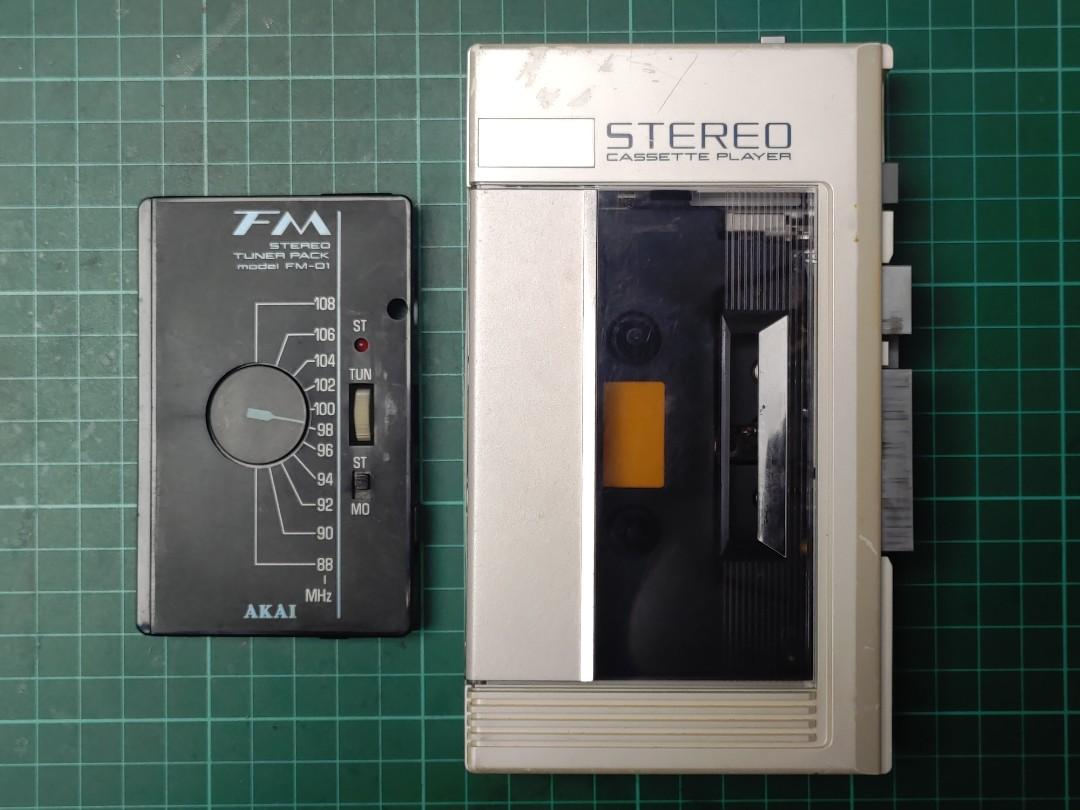 AKAI PM-01 Personal Cassette Player Walkman 卡式磁帶隨身聽, 音響器材, 可攜式音響設備 ...