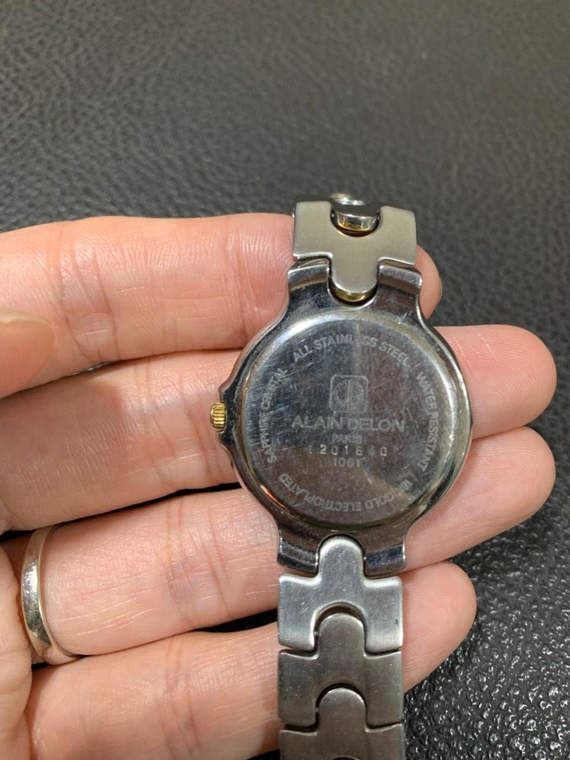 Alain Delon Watch (Gold), Luxury, Watches on Carousell