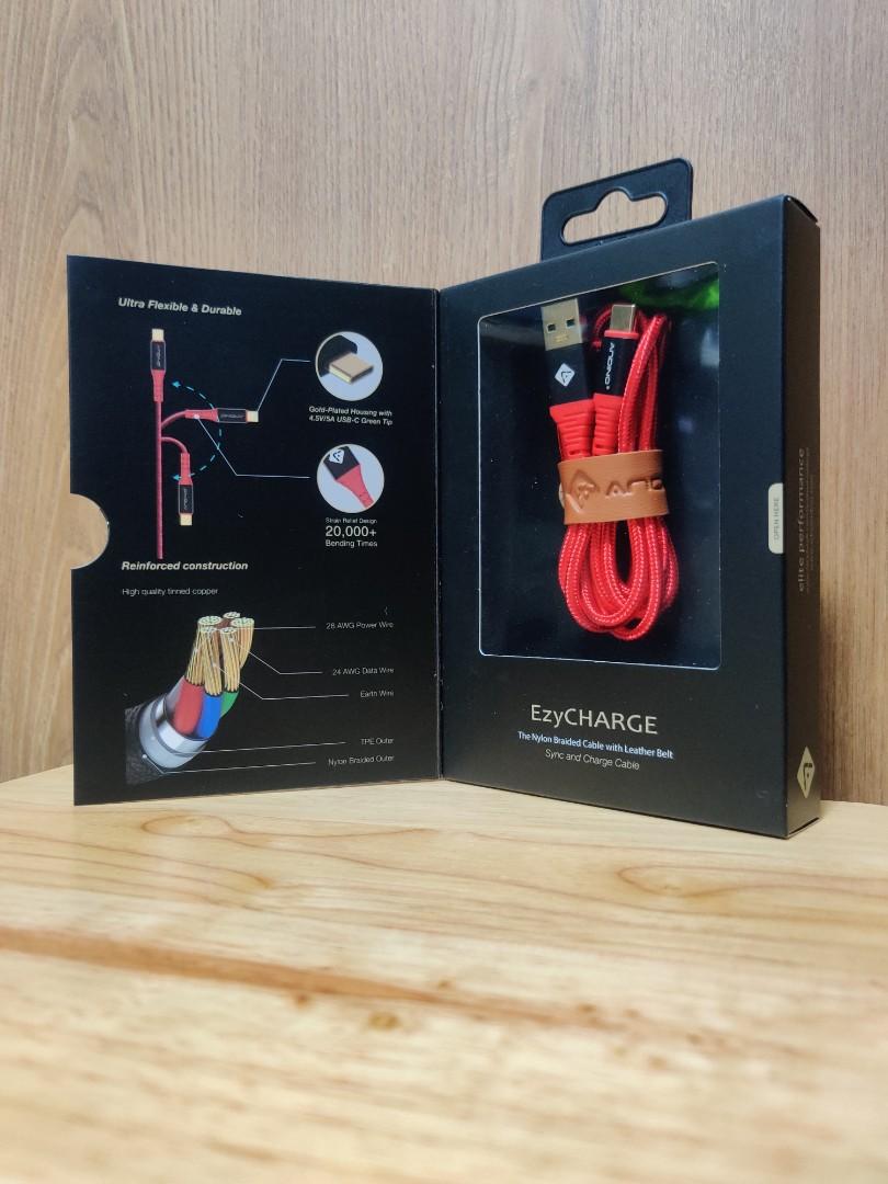 Andino EzyCHARGE Type C Cable, Mobile Phones & Gadgets, Mobile & Gadget ...