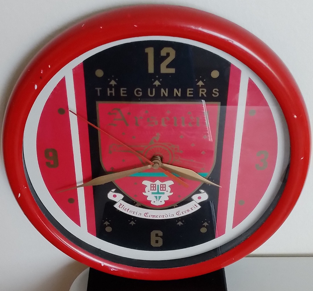 Arsenal Clock, Hobbies & Toys, Collectibles & Memorabilia, Fan ...