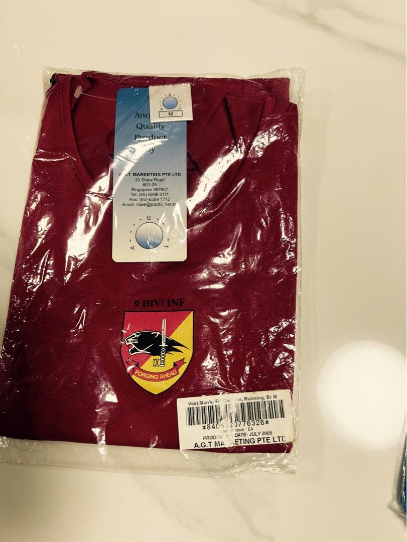 SAF army running vests (assorted), Men's Fashion, Activewear on Carousell