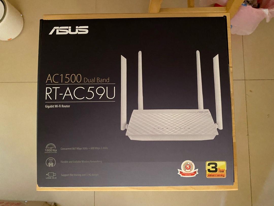 ASUS router 華碩 路由器, 電腦＆科技, 電腦周邊及配件, Wifi及上網相關產品 - Carousell