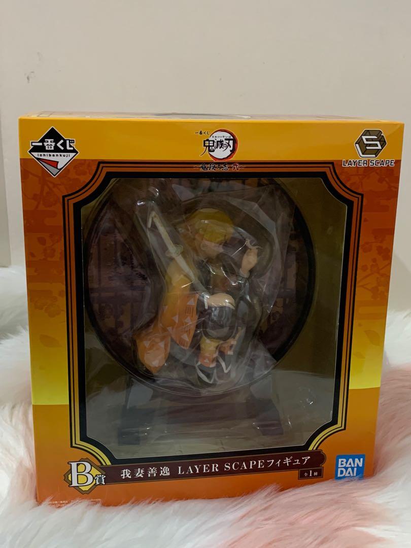 Authentic Ichiban Kuji Kimetsu No Yaiba Demon Slayer Zenitsu Figure Layerscape, Hobbies & Toys ...