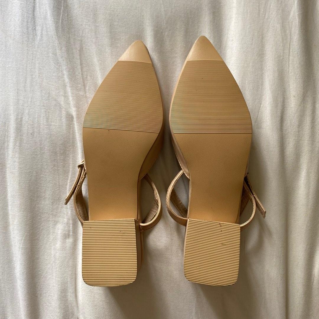 Aztrid Maya Nude Heels, Women's Fashion, Footwear, Heels on Carousell