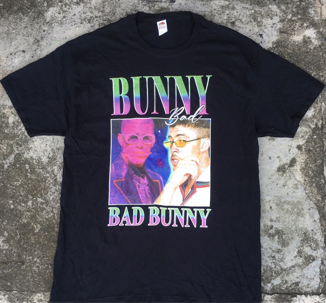 BAD BUNNY MODERN RAP TEE, Men's Fashion, Tops & Sets, Tshirts & Polo ...