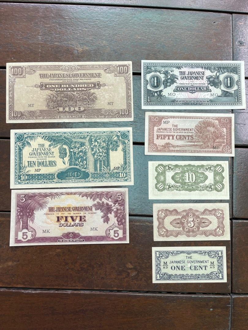 Banana Notes Malaya Japanese Occupation Notes, Hobbies & Toys ...