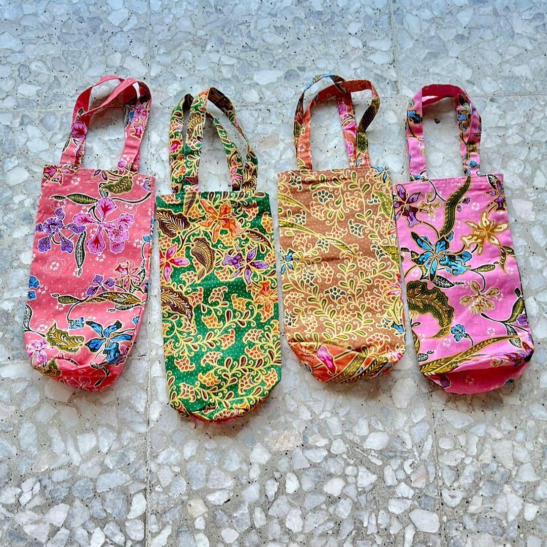 Batik Water Bottle Holder Handmade in Singapore, Furniture & Home ...