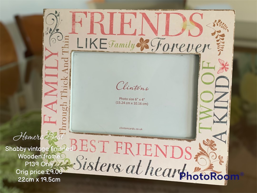 Bnew wooden shabby finished frame by Clintons, Furniture & Home Living ...