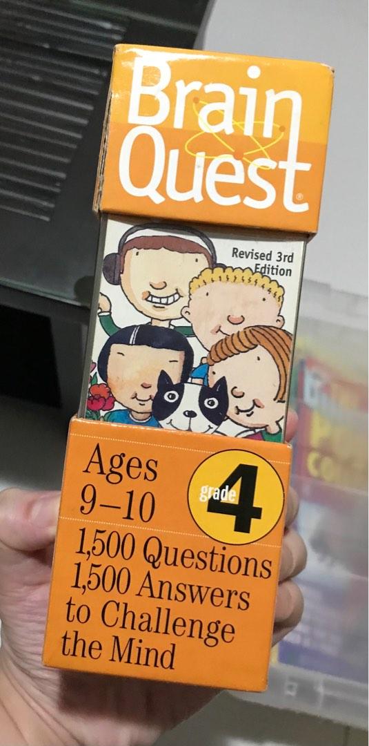 Brain Quest Grade 4 quiz game flash cards, Hobbies & Toys, Books & Magazines, Children's Books ...