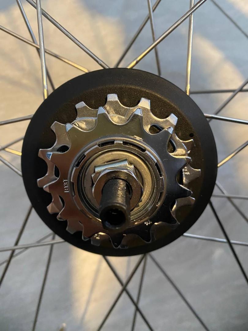 Brompton original wheel set (front and rear), Sports Equipment ...