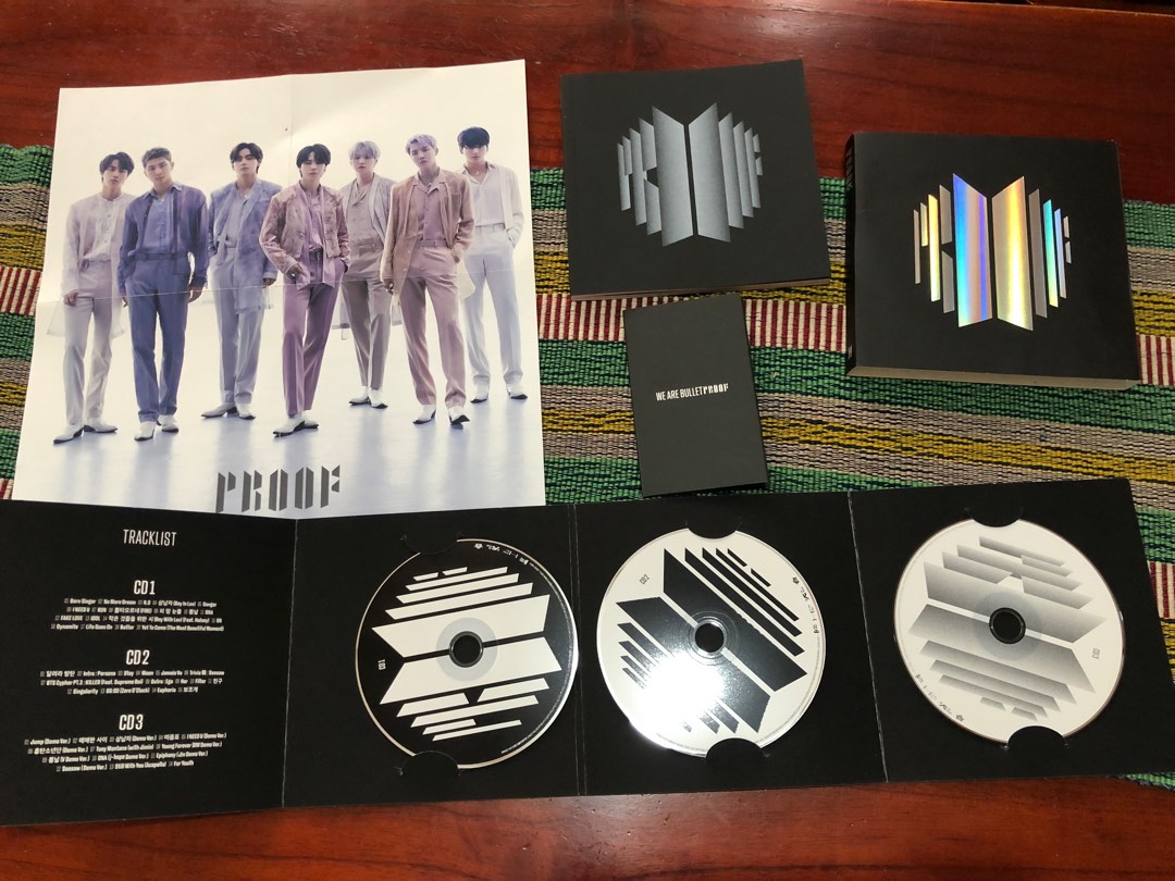 BTS Proof compact CD package unsealed Complete Inclusions, Hobbies ...