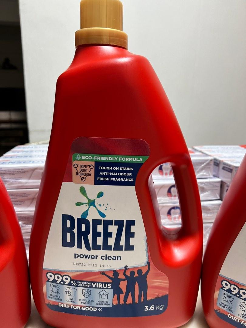 (Bundle of 3) Breeze Power Clean Detergent 3.6kg, Furniture & Home Living, Cleaning & Homecare ...