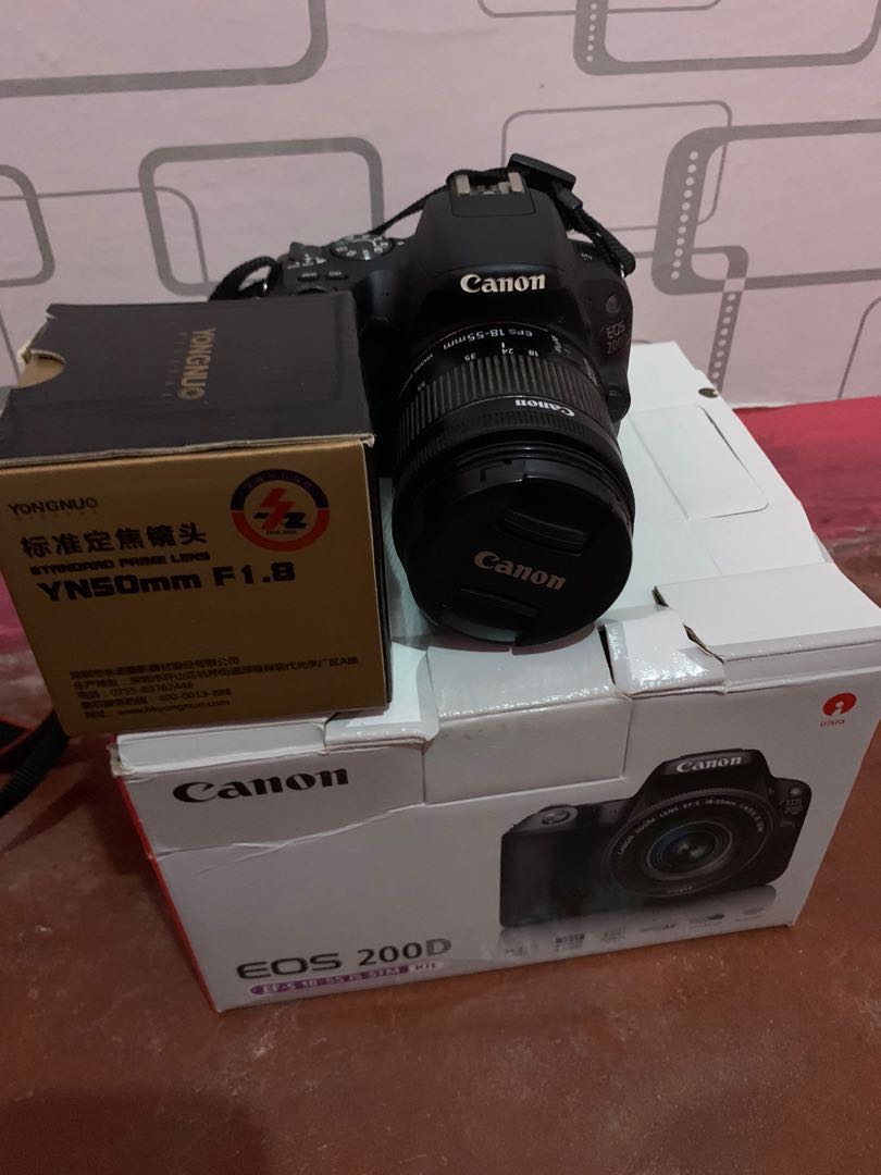 Canon 200D, Photography, Cameras on Carousell
