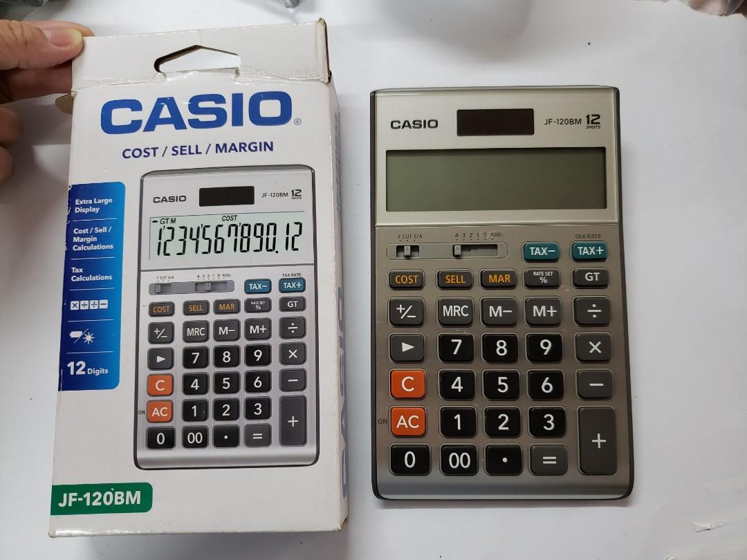 casio 計數機 JF-120BM, 興趣及遊戲, 書本 & 文具, 雜誌 - Carousell