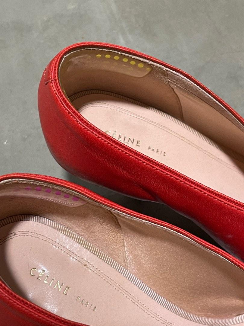 Celine Heels in Red EU 37.5, Women's Fashion, Footwear, Heels on Carousell