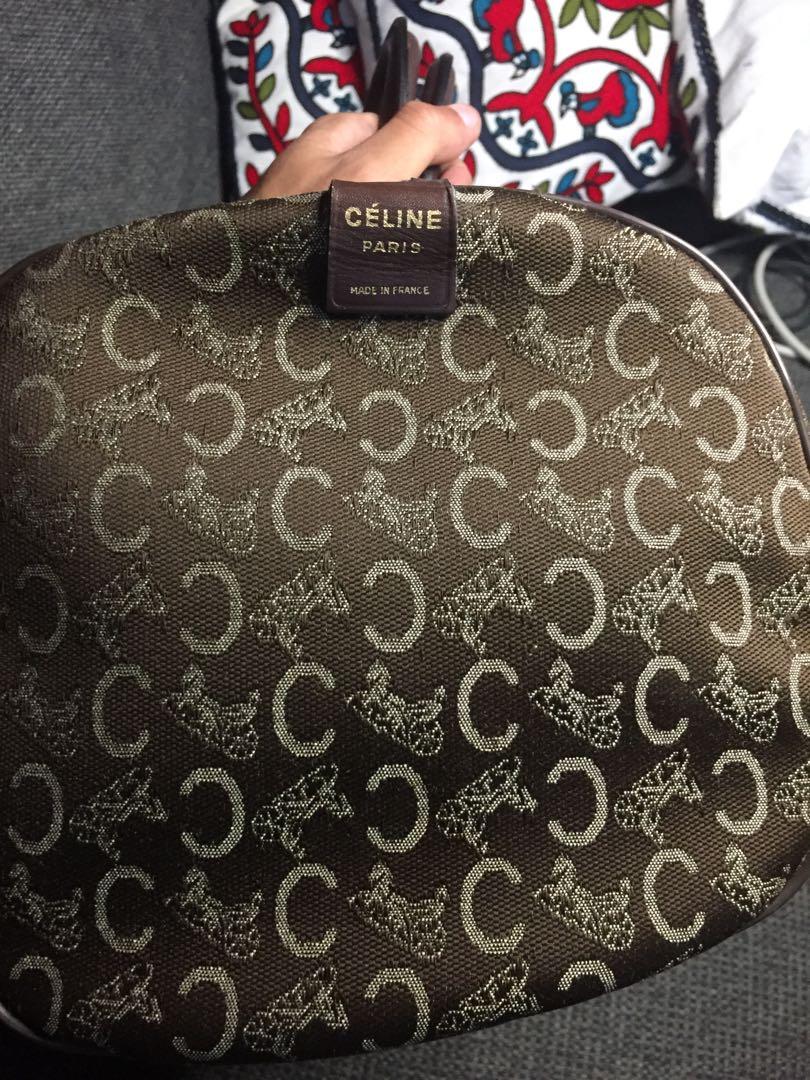 Celine Monogram Boston, Luxury, Bags & Wallets on Carousell