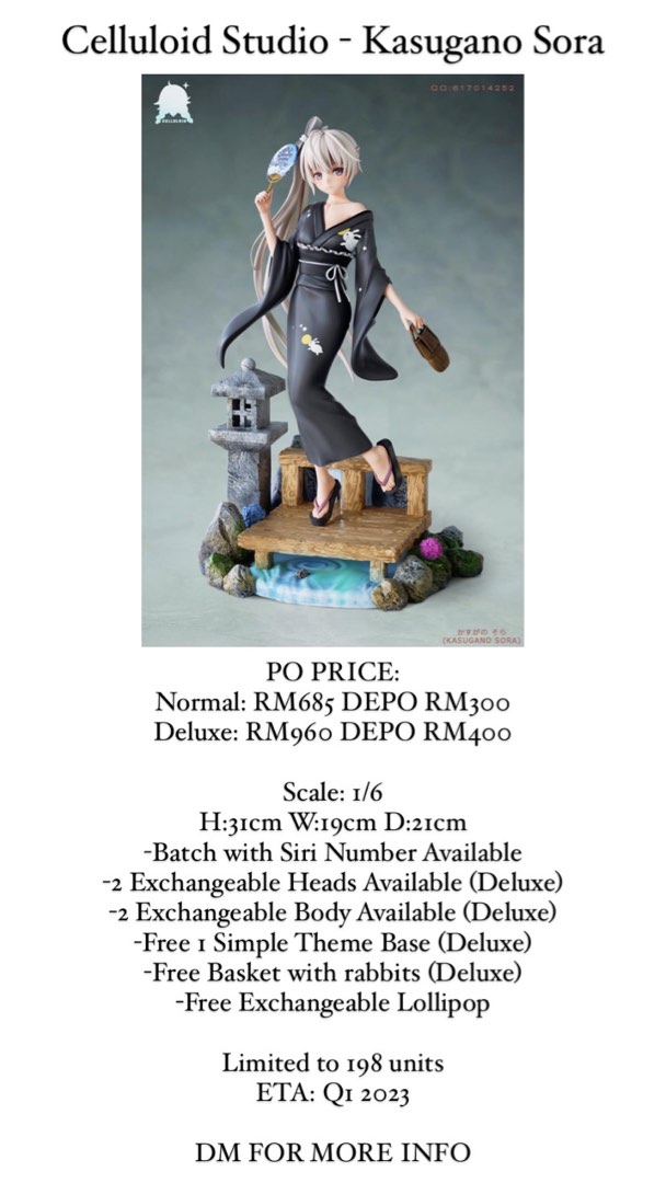 Celluloid Studio - Kasugano Sora, Hobbies & Toys, Toys & Games on Carousell