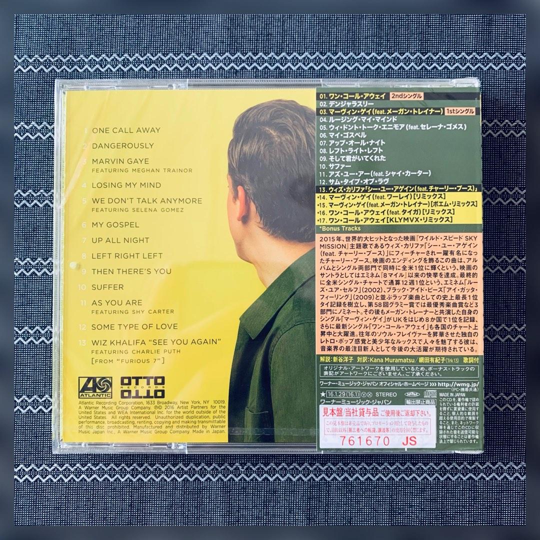 Charlie Puth - Nine Track Mind [Japan Edition] CD, Hobbies & Toys ...