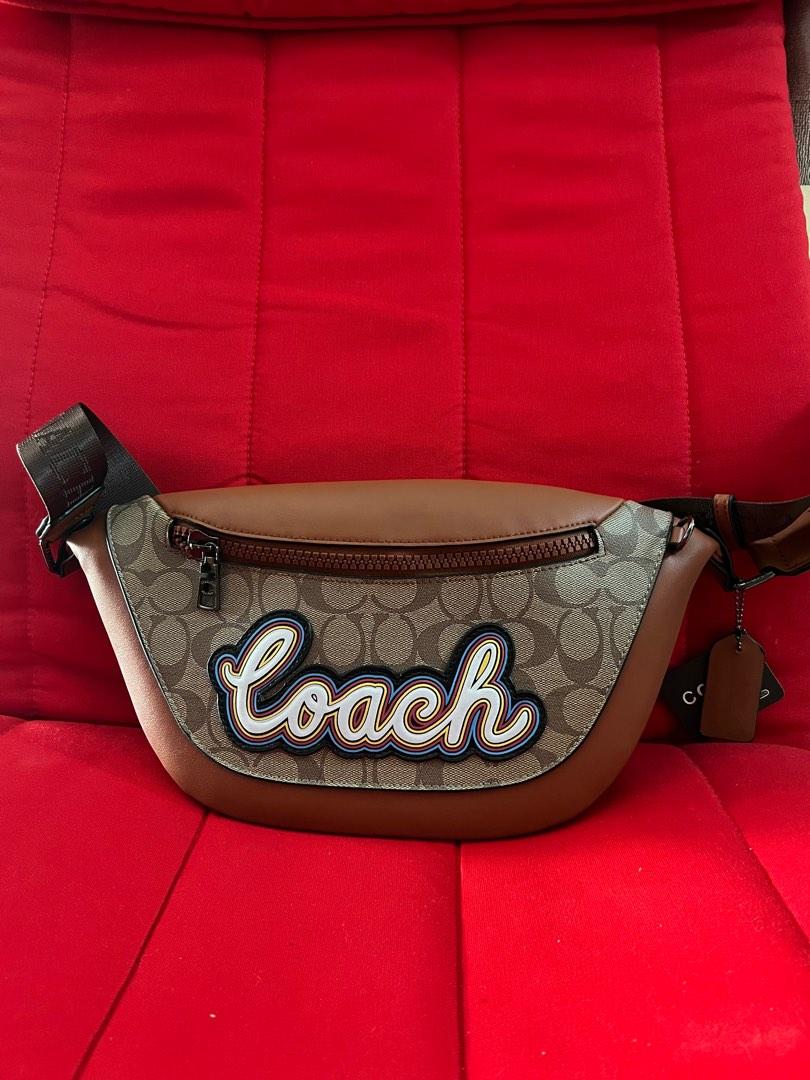 Chest bag with tulisan COACH, Luxury, Bags & Wallets on Carousell