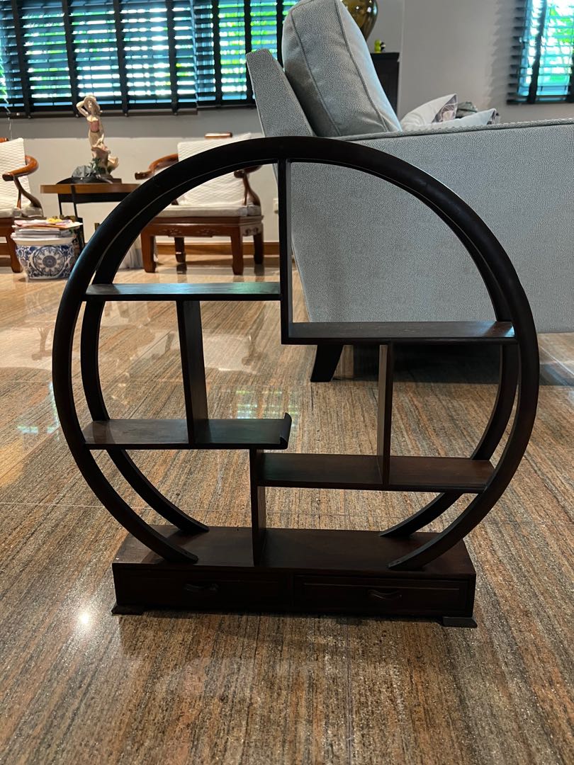 Chinese Round Table Display Rack, Furniture & Home Living, Home Decor ...