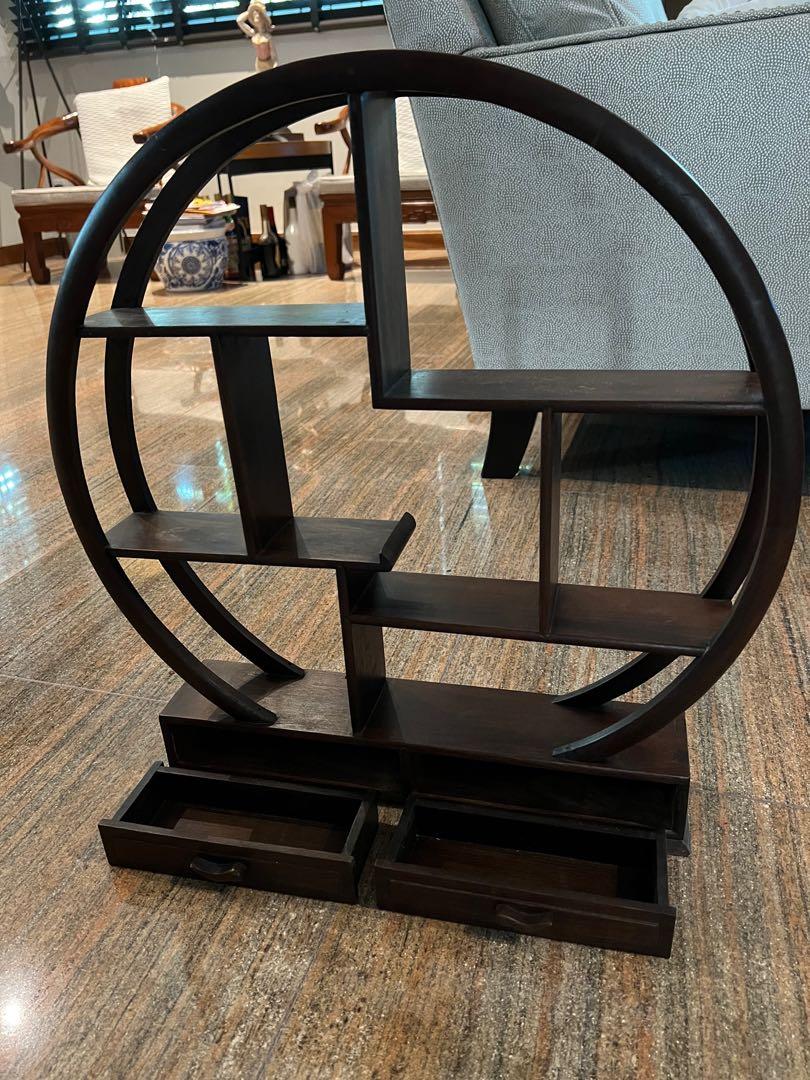 Chinese Round Table Display Rack, Furniture & Home Living, Home Decor ...