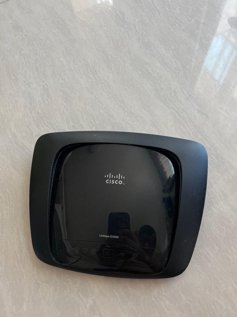 Cisco/Linksys E1000, 電腦＆科技, 電腦周邊及配件, Wifi及上網相關產品 - Carousell