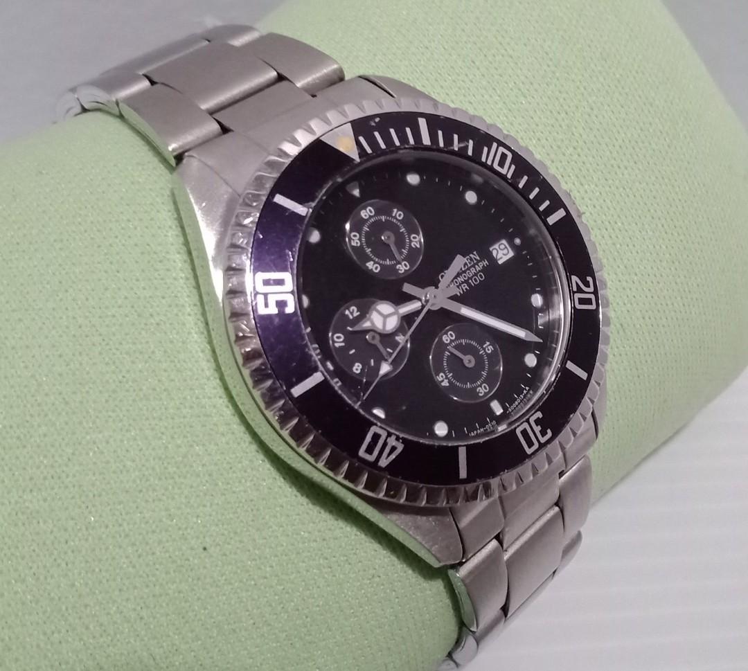 Citizen Chronograph submariner style, Men's Fashion, Watches ...