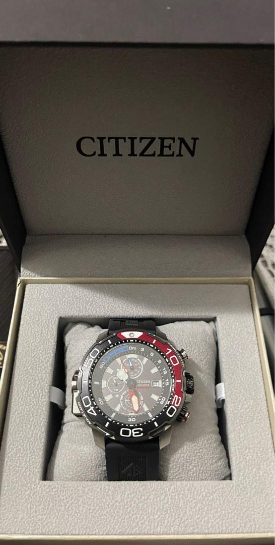 Citizen Promaster Aqualand (Red & Black Rim), Men's Fashion, Watches ...