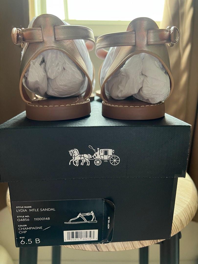 Coach Sandals, Women's Fashion, Footwear, Flats & Sandals on Carousell