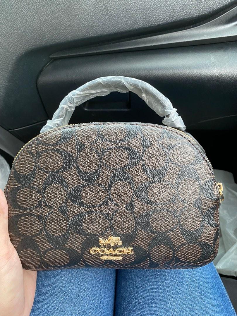 Coach shell bag Serena, Luxury, Bags & Wallets on Carousell
