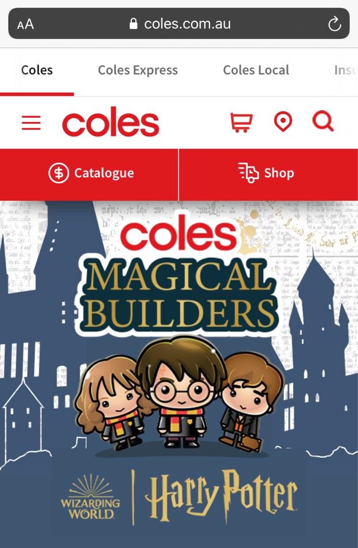 Coles Harry Potter & Fantastic Beasts Magical Builders (Unsealed ...