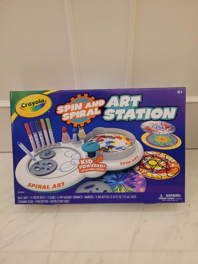 Crayola Spin & Spiral Art Station, DIY Crafts For Kids, Gift, Over ...