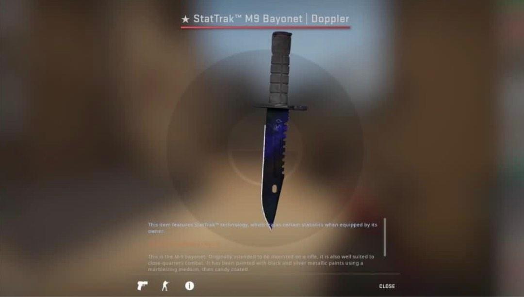 CSGO ST M9 BAYONET | DOPPLER P3 (FN), Video Gaming, Gaming Accessories, In-Game Products on ...