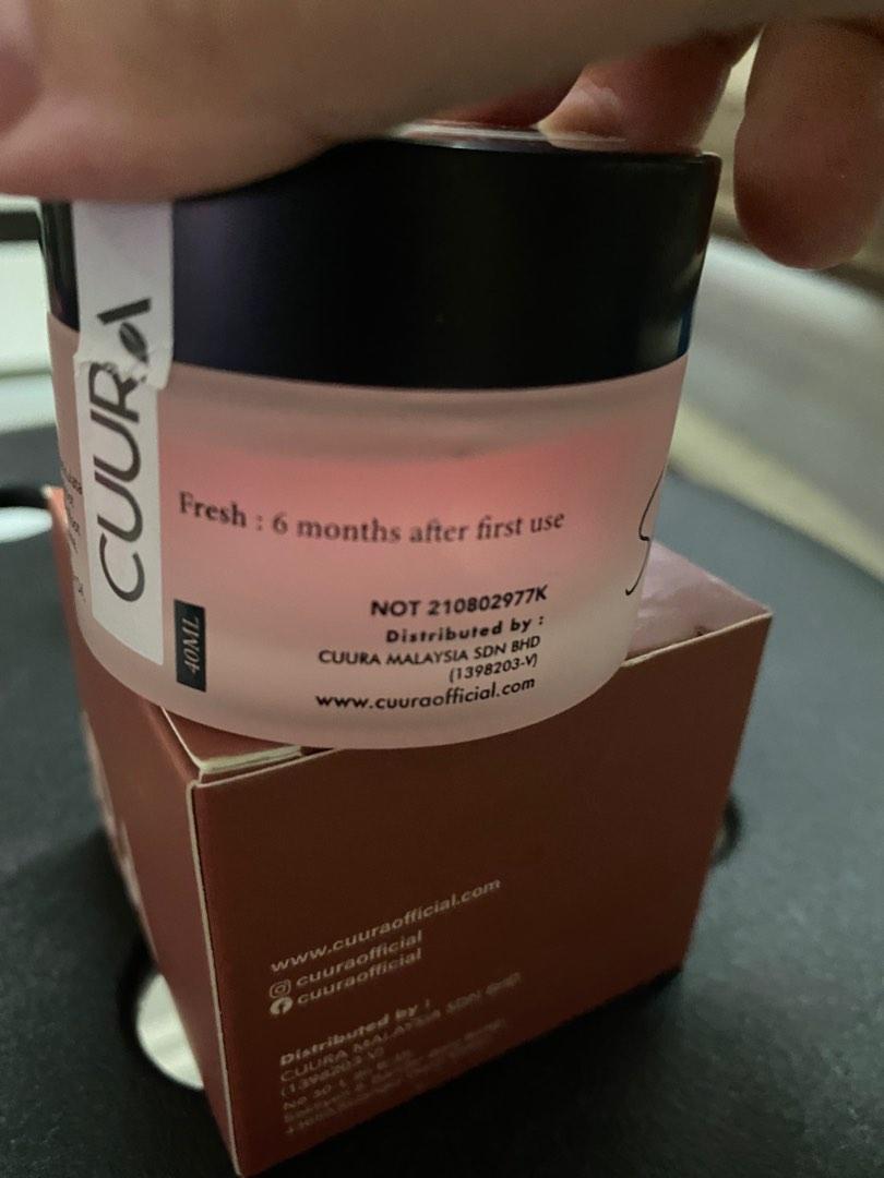 Cuura Sleeping Mask, Beauty & Personal Care, Face, Face Care on Carousell