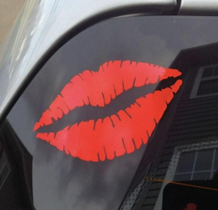 (Design 10) Sticker Vinyl Car Decal "Kiss Lips", Hobbies & Toys ...
