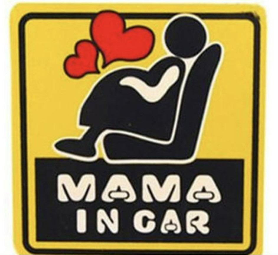 (Design 22) Sticker Vinyl Car Decal "Mama in car", Hobbies & Toys ...