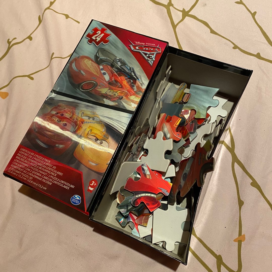 Disney Cars Lenticular Puzzle, Hobbies & Toys, Toys & Games on Carousell