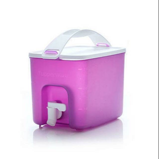 DISPENSER Kecil 3,1L click to go beverage dispenser tupperware, Kitchen ...