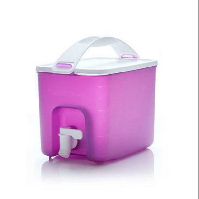 DISPENSER Kecil 3,1L click to go beverage dispenser tupperware, Kitchen ...