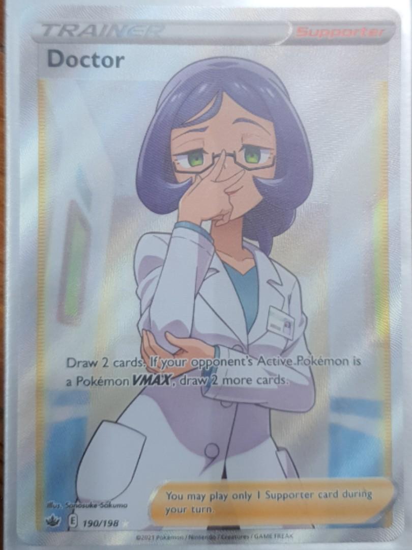 Doctor 190/198 [] Pokemon Chilling Reign, Hobbies & Toys, Memorabilia ...