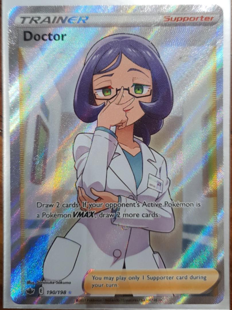 Doctor 190/198 [] Pokemon Chilling Reign, Hobbies & Toys, Memorabilia ...