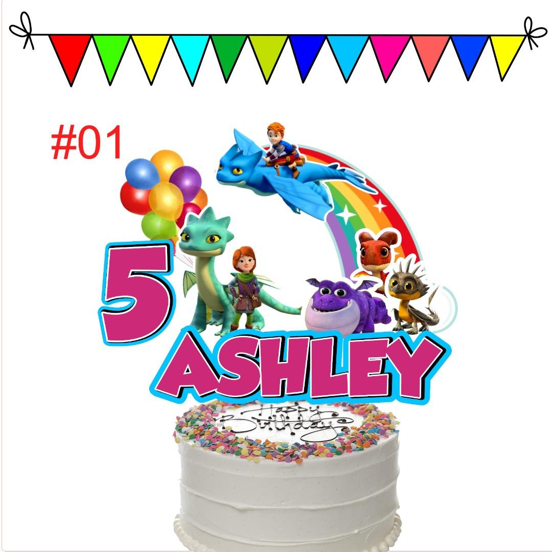 Dragons Rescue Riders Cake, Cake topper, Cupcake topper, Dragons ...