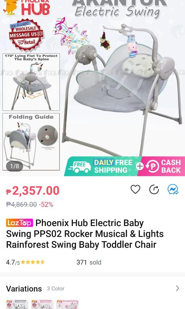Electric Rocker, Babies & Kids, Baby Nursery & Kids Furniture, Cots ...