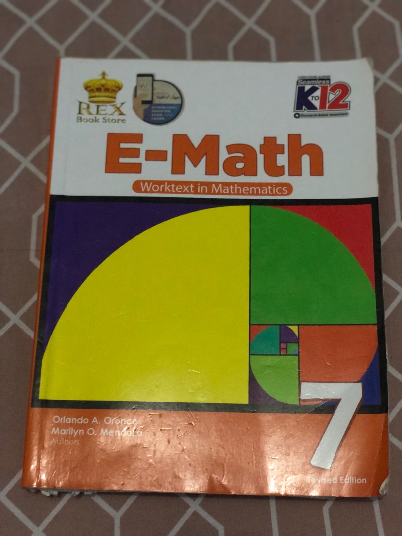 E-Math 7 ( grade 7 textbook), Hobbies & Toys, Books & Magazines ...