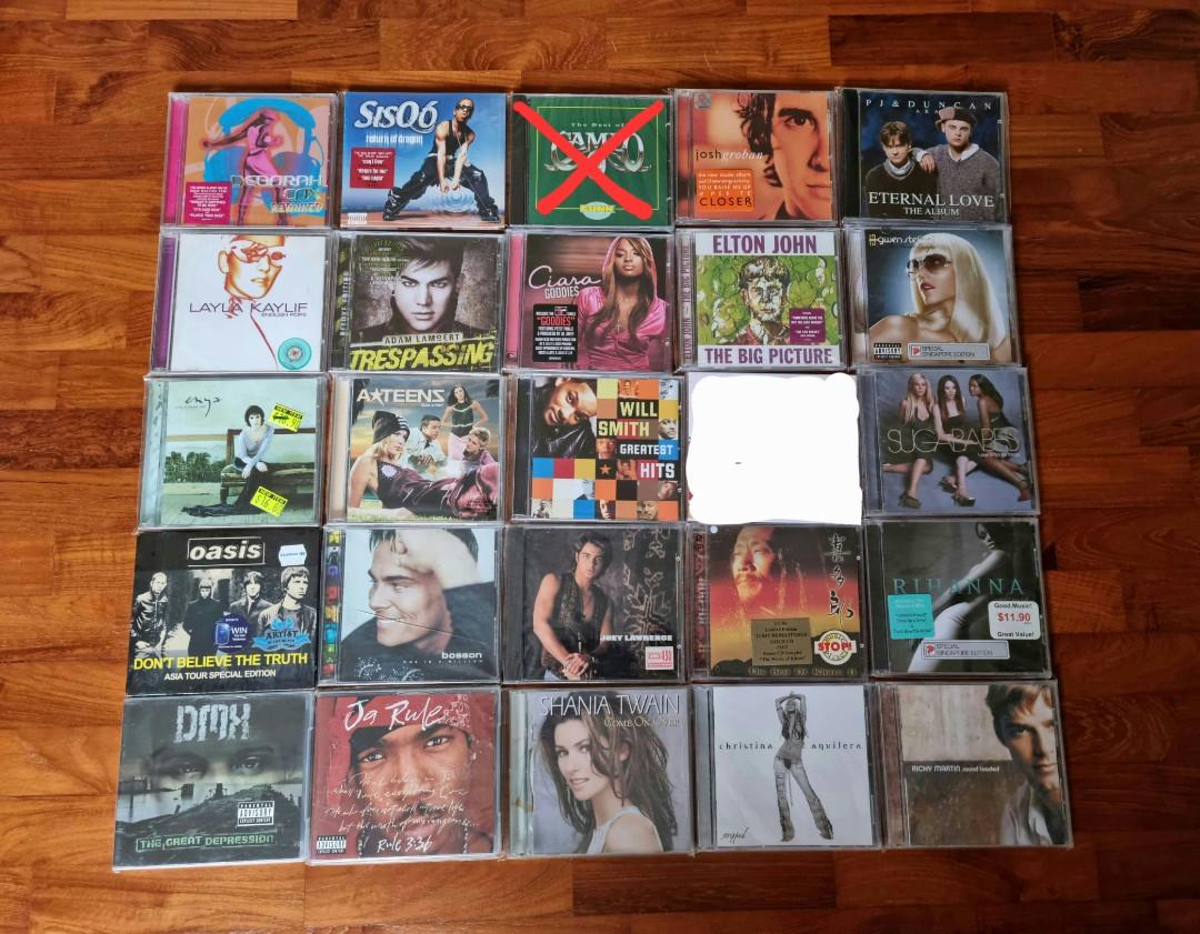 English CDs - Shania Twain, Kitaro, Ricky Martin, Rihanna, Will Smith ...