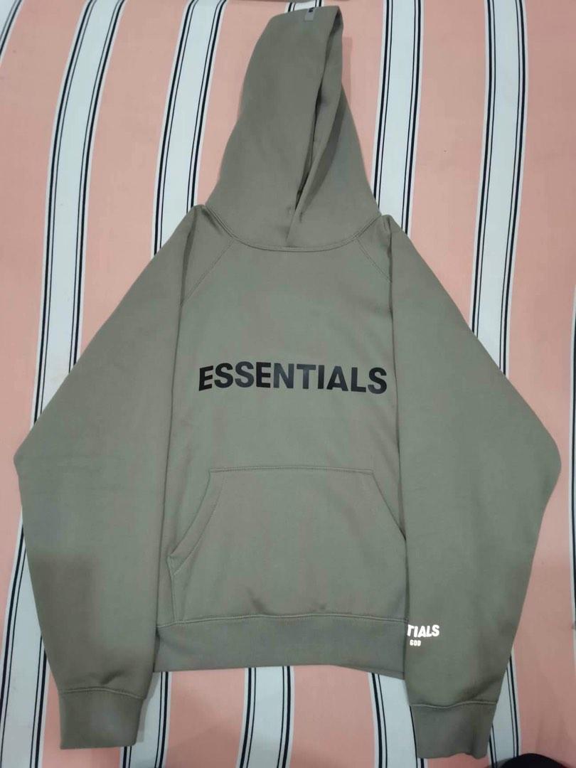 ESSENTIALS FOG SS20 CEMENT HOODIE RUSH, Men's Fashion, Tops & Sets ...