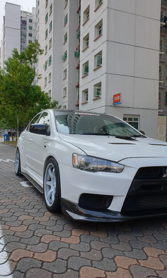Evo X Varis front lip, Car Accessories, Accessories on Carousell